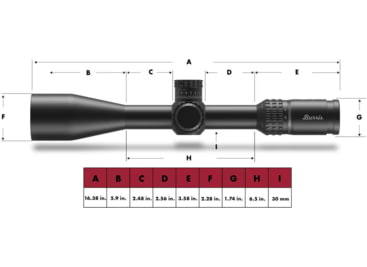Burris Veracity PH Programmable 4-20x50mm Rifle Scope, 30mm Tube, First ...