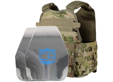 Caliber Armor AR550 11x14 Level III+ Body Armor/Condor MOPC Package w ...