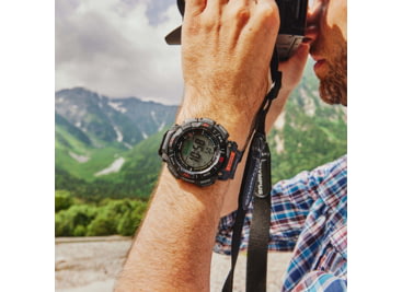 Casio Outdoor Casio Pro Trek Solar Watch Triple Sensor Watching ...