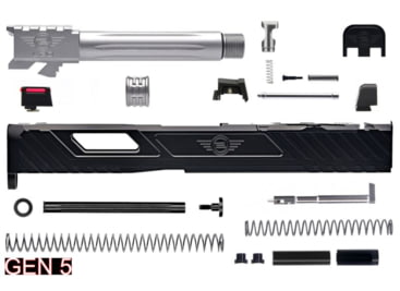 L2D Combat Tyton Assembly Threaded Pistol Slide for Glock 19/19X/45 Gen ...