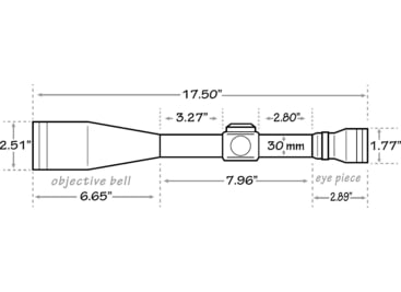 Mueller Optics 40-56 Side Focus Target Dot Rifle Scope MU4056 ON SALE!