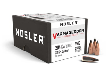 Nosler Varmageddon Rifle Bullet .20 Caliber 32gr FB Tipped 32851 ON SALE!