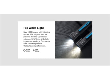 Olight Arkfeld Pro 1300 Lumens LED Rechargeable Flashlight with UV ...