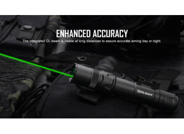 Olight Odin GL M 1500 Lumens LED Rechargeable Rail Mount Flashlight w ...