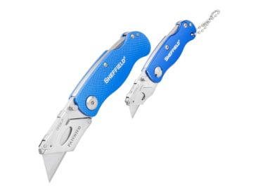 Sheffield Folding Lock Back Utility Knives - 2 Pack 12117 ON SALE!