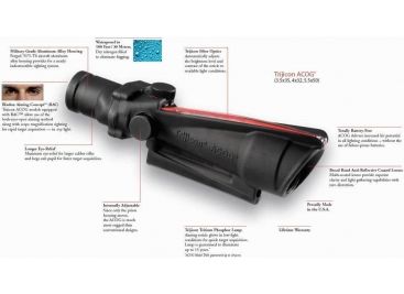 Trijicon TA55 ACOG 5.5x50 Rifle Scopes Advanced Combat Optical Gunsight ...