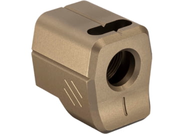 TRYBE Defense Universal Single Port 9mm Compensator TRBDSPUNI9MMCC-FDE ...