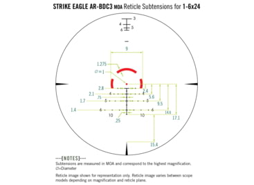 Vortex OPMOD Strike Eagle Limited Edition 1-6x24mm Rifle Scope, 30mm ...