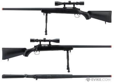 WELL Matrix VSR-10 MB03 Bolt Action Airsoft Sniper Rifles, Scope and ...